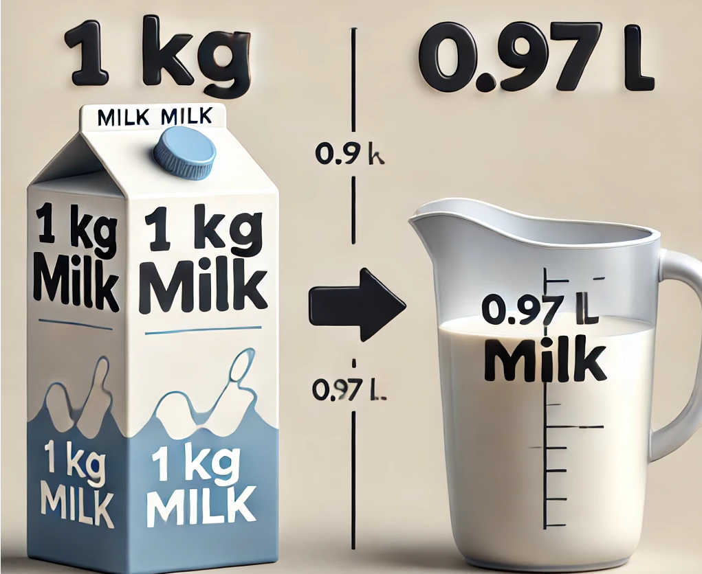 1 kg = how many litres milk? - Pros & Cons Reviews